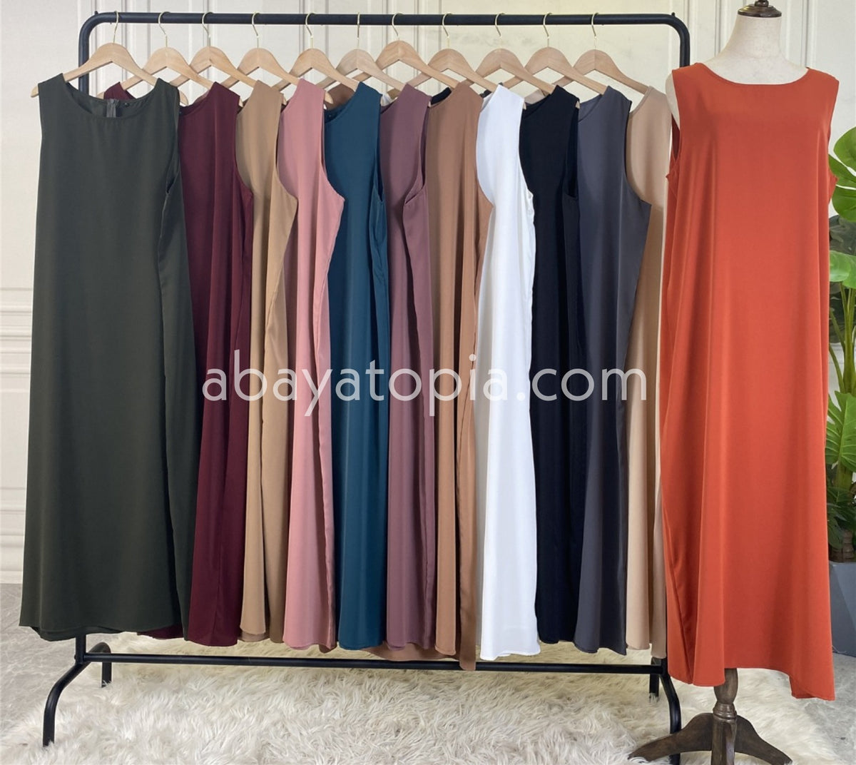 Sleeveless Inner Dress - Diff colours - CLEARANCE NO REFUND NO EXCHANGE ...