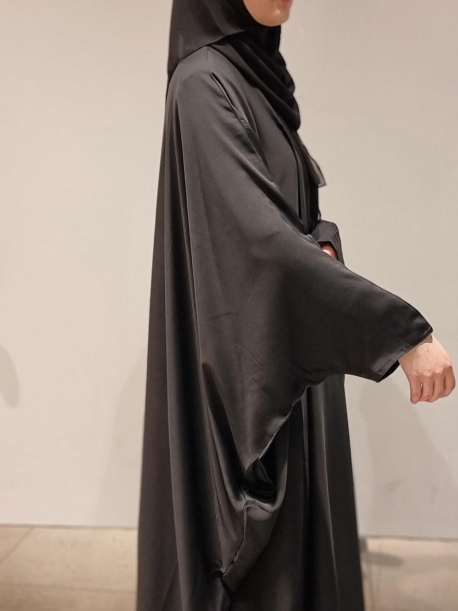 Baraah Closed Butterfly Abaya with Hijab - Diff Colours | AbayaTopia